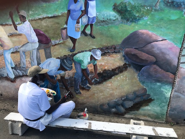 Caribbean Culture: Ruben Vanterpool Tortola Mural – HIHO