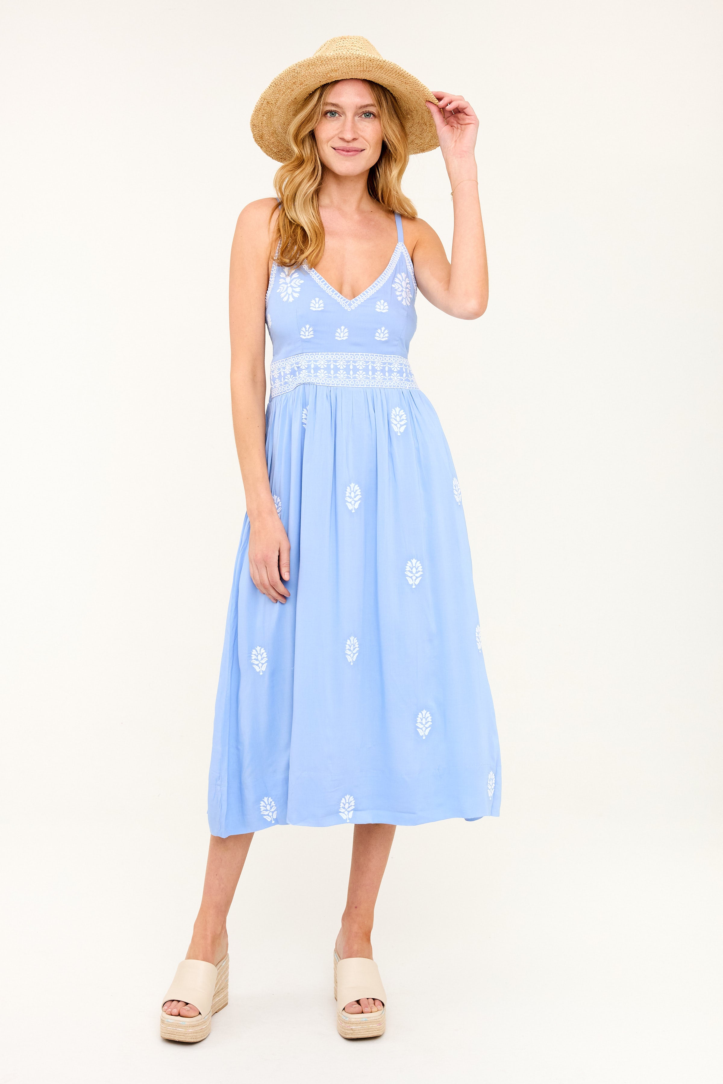 Nicole Dress - Serenity Blue – HIHO