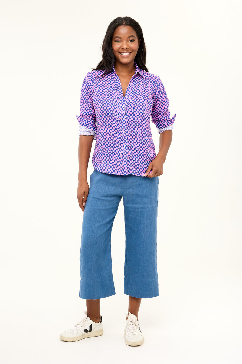 Twig Shirt - Peacock Check – HIHO