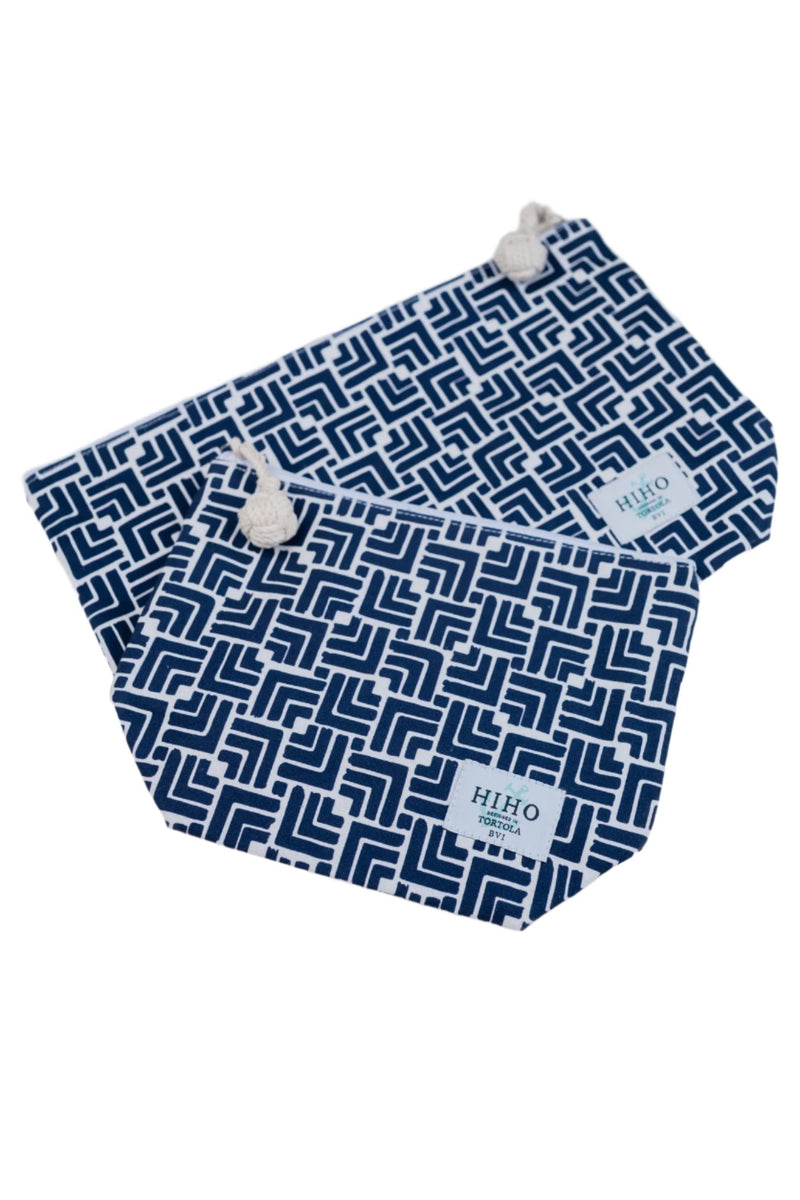 Zip Bag - Skipper Blue Bow – HIHO